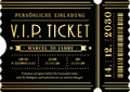 Geburtstagseinladung Ticket original | Send a Smile