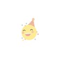 Geburtstagskarte Emoji'Hipp Hurra | Send a Smile