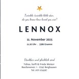 Geburtskarte Sternenhimmel mit Foto | Send a Smile