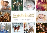 Neujahrskarte mit eigenen Fotos und | Send a Smile