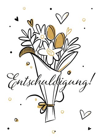 Entschuldigungskarten online gestalten | Send a Smile