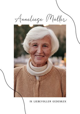 Persönliche Trauerkarten gestalten † | Send a Smile
