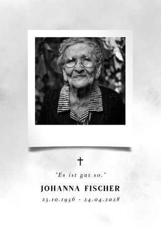 Persönliche Trauerkarten gestalten † | Send a Smile