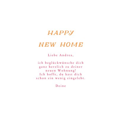 Glückwunschkarte Umzug bunte Landschaft | Send a Smile