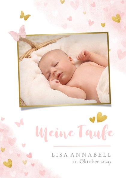 Kirchenheft für die Taufe gestalten | Send a Smile