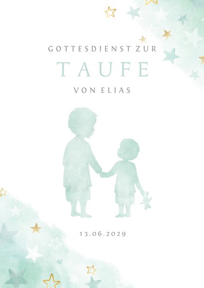 Kirchenheft für die Taufe gestalten | Send a Smile