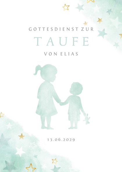 Kirchenheft für die Taufe gestalten | Send a Smile