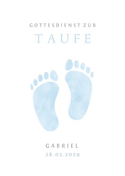 Kirchenheft für die Taufe gestalten | Send a Smile