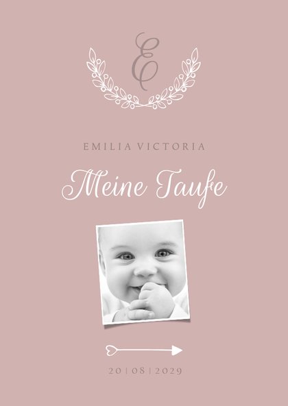 Kirchenheft für die Taufe gestalten | Send a Smile