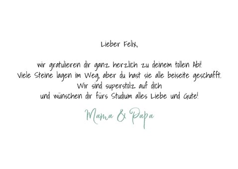 Bestanden Glückwunschkarte mit Foto | Send a Smile