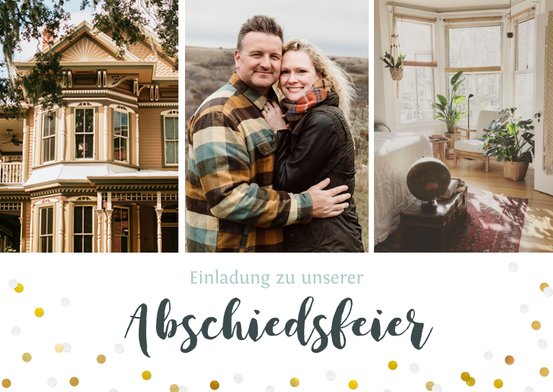 Einladungskarten zum Abschied gestalten - Send a Smile