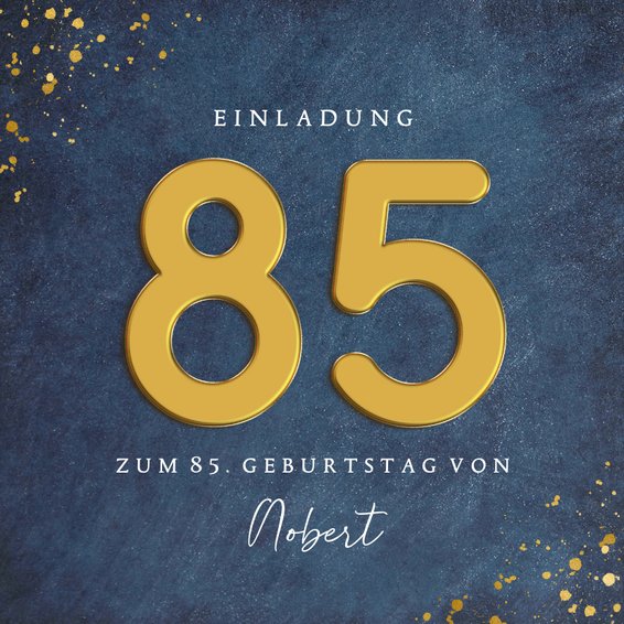 Text Fur Einladung Zum 85 Geburtstag