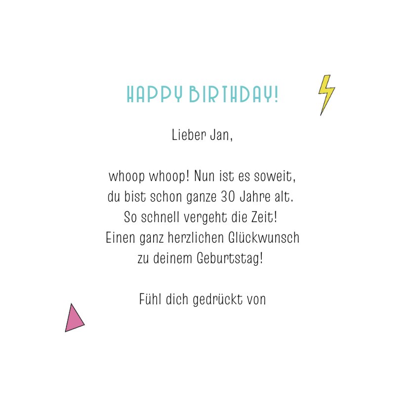 Geburtstagskarte'90's kid - Geburtstagskarten | Send a Smile