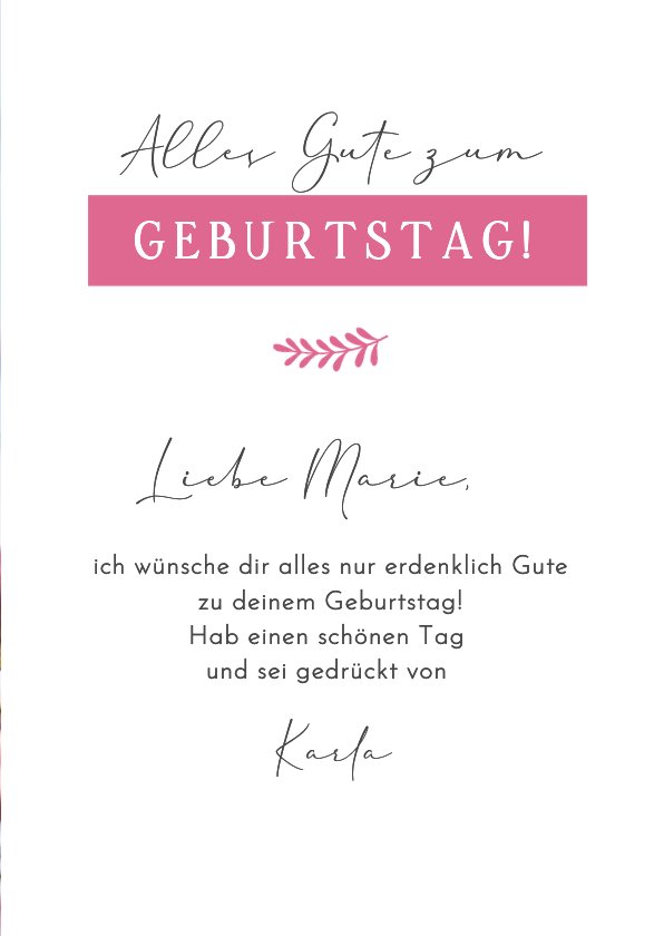 Geburtstagskarte Magnolienblüte Naturfoto | Send a Smile