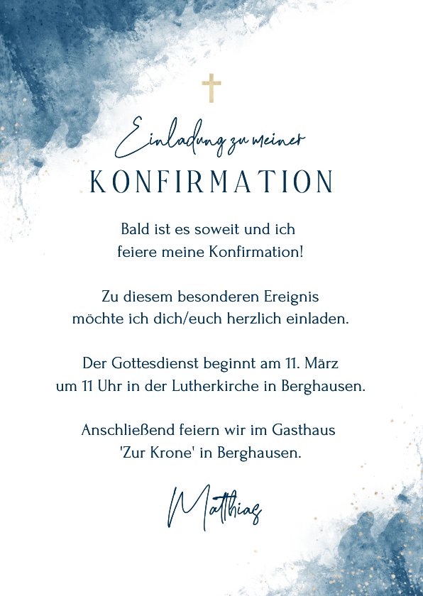 Schne Sprche Fr Konfirmationskarten Ebenbild
