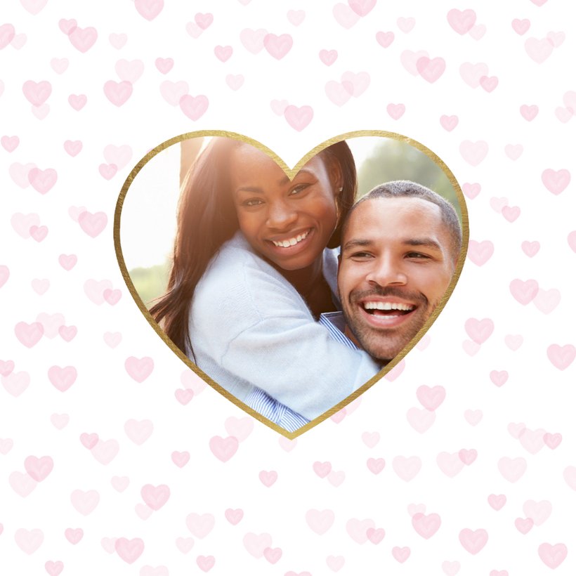 Liebeskarte mit großem Herz - Grußkarten | Send a Smile