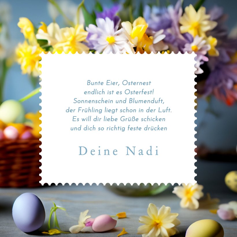 Osterkarten Mit Spruchen