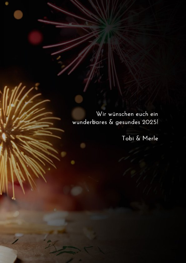 Neujahrskarte'klitzekleine Neujahrsgrüße | Send a Smile
