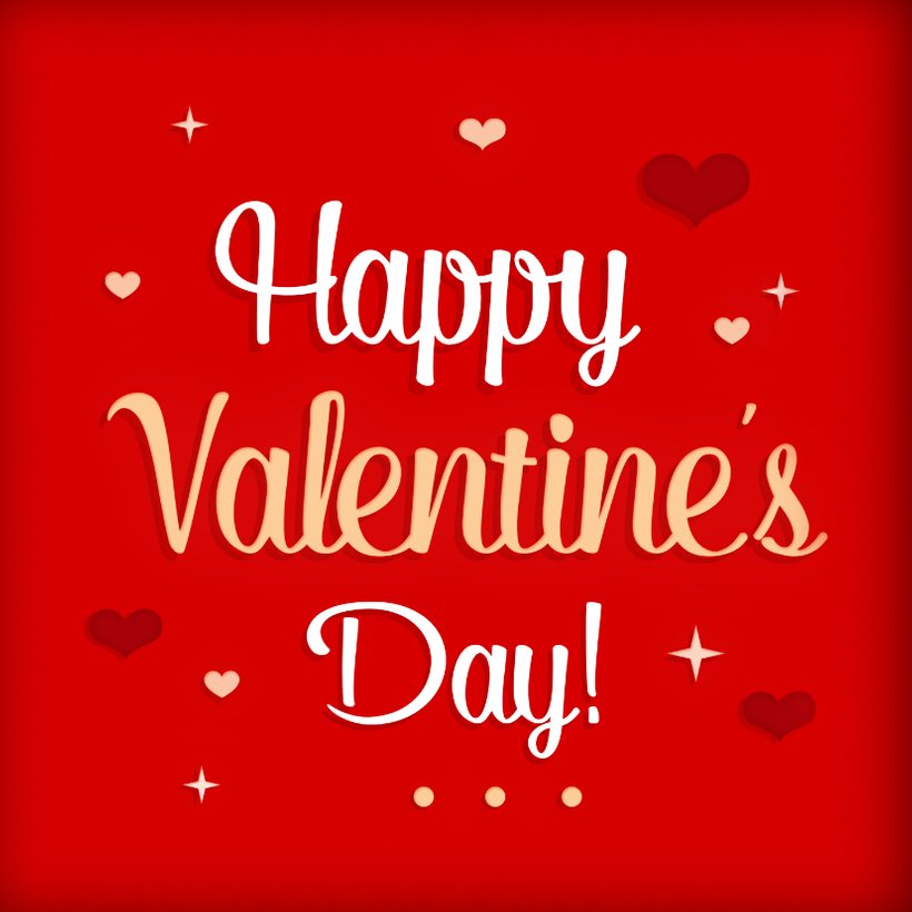 Valentinstag Grußkarte'Happy Valentine's Day | Send a Smile
