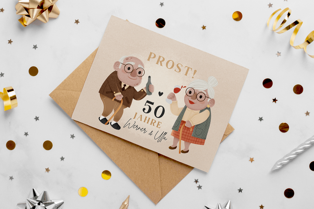 Die schönsten Glückwünsche zur goldenen Hochzeit | Send a Smile