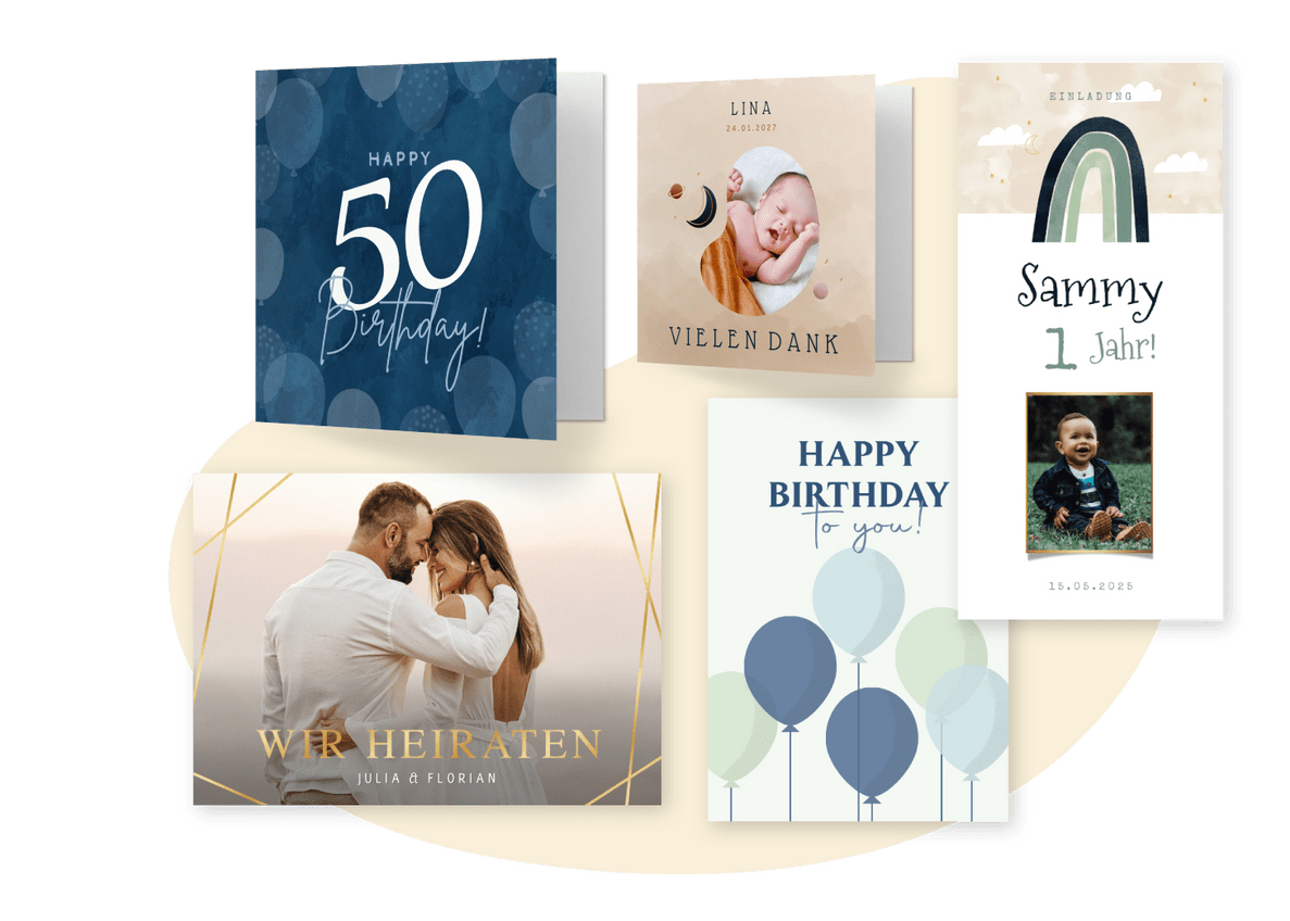 Karten online gestalten » ganz einfach mit Send a Smile