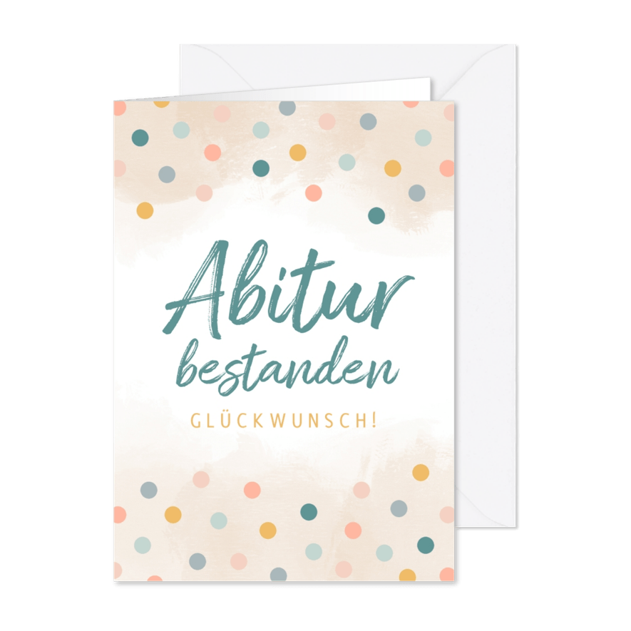 'Abitur bestanden' Glückwunschkarte mit | Send a Smile